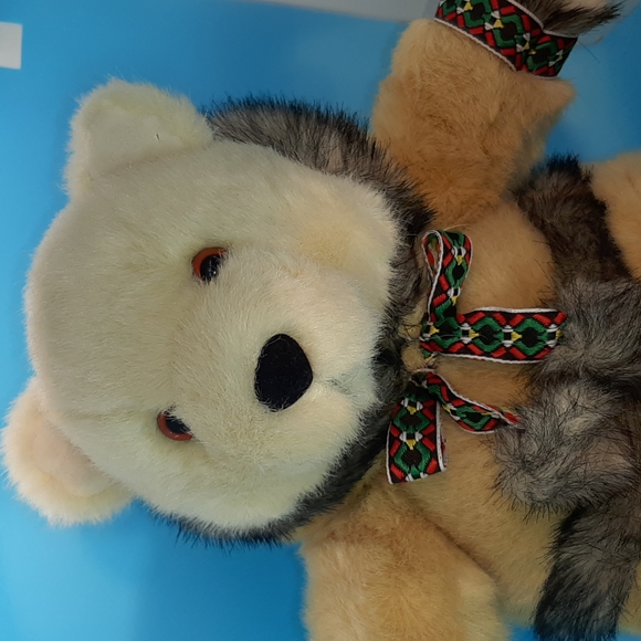 Plush Creations, Inc. | Toys | Vintage Plush Teddy Polar Bear In Coat ...